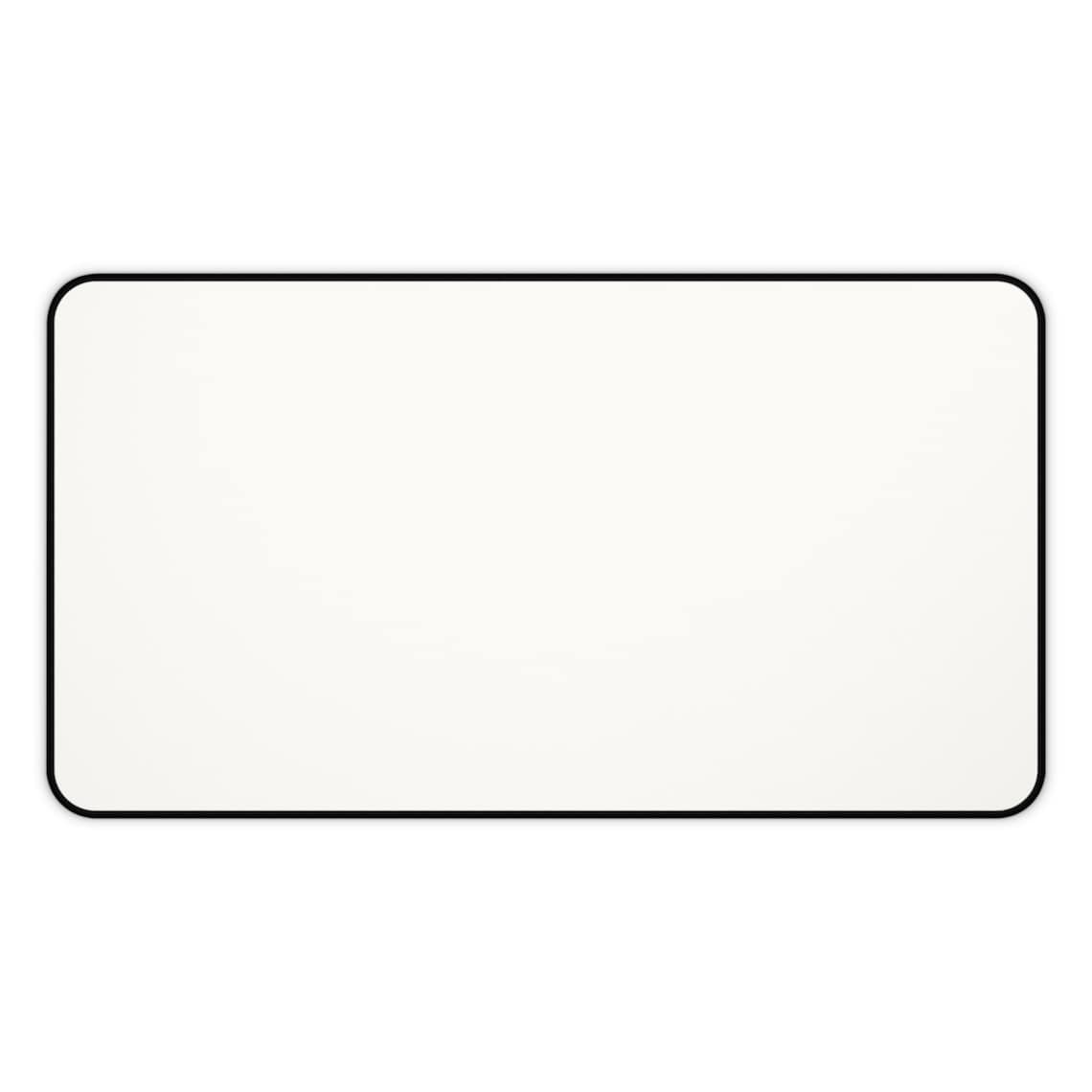 Off White Desk Mat, Light Mouse Pad, Simple Neutral Mousepad, Desk ...