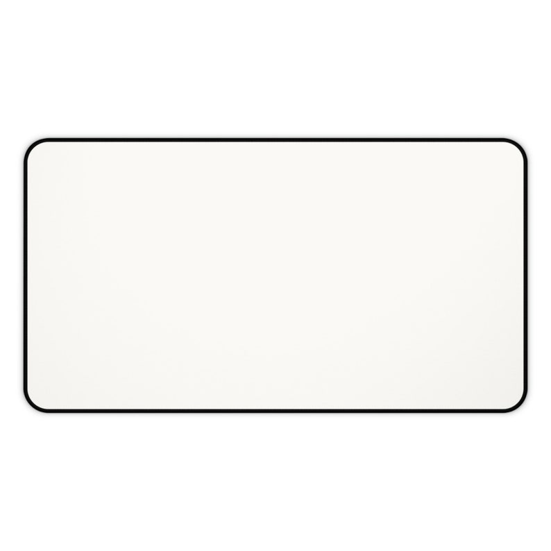 Off White Desk Mat, Light Mouse Pad, Simple Neutral Mousepad, Desk ...