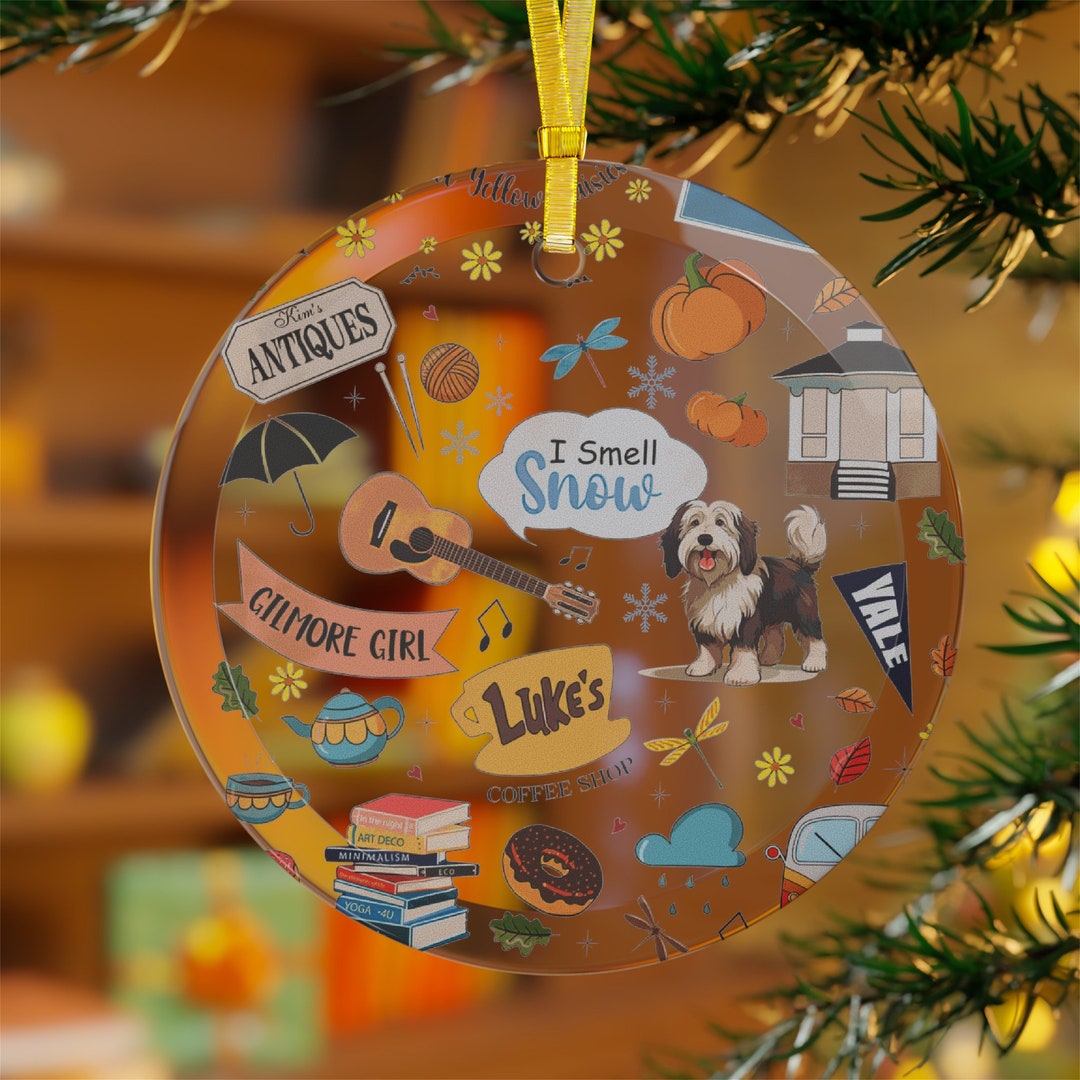 Gilmore Girls Glass Ornament Gilmore Girls Christmas - Etsy