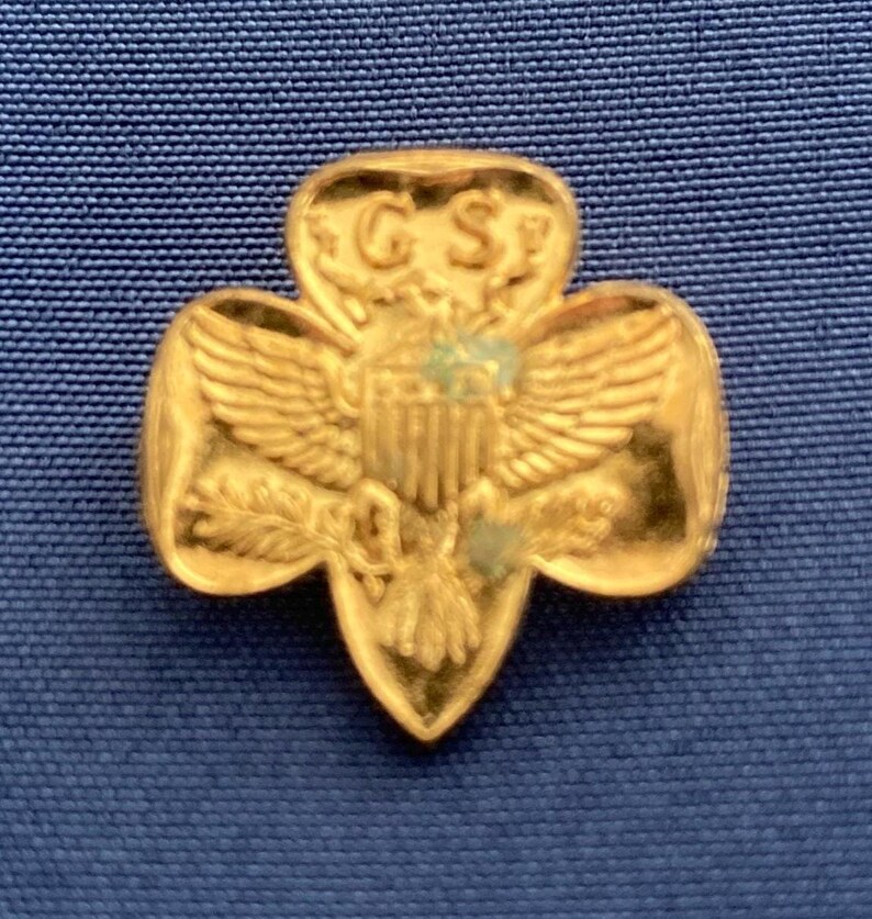 Vintage Girl Scout Pin - Etsy