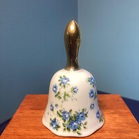 A Bird Bell & A Floral Bell W/ Gold Tips on the Handle~2 Bells for Your ...