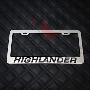 Highlander Letter Emblem Badge Symbol Chrome Coated Metal Stainless ...