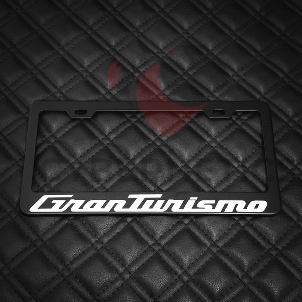 Black Maserati License Plate Frame - Etsy