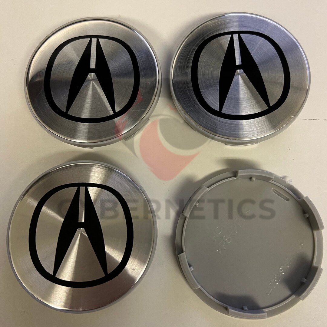 Set of 4 69mm Wheel Acura Center Hub Cover Caps Rim Emblem Logo Cap ...