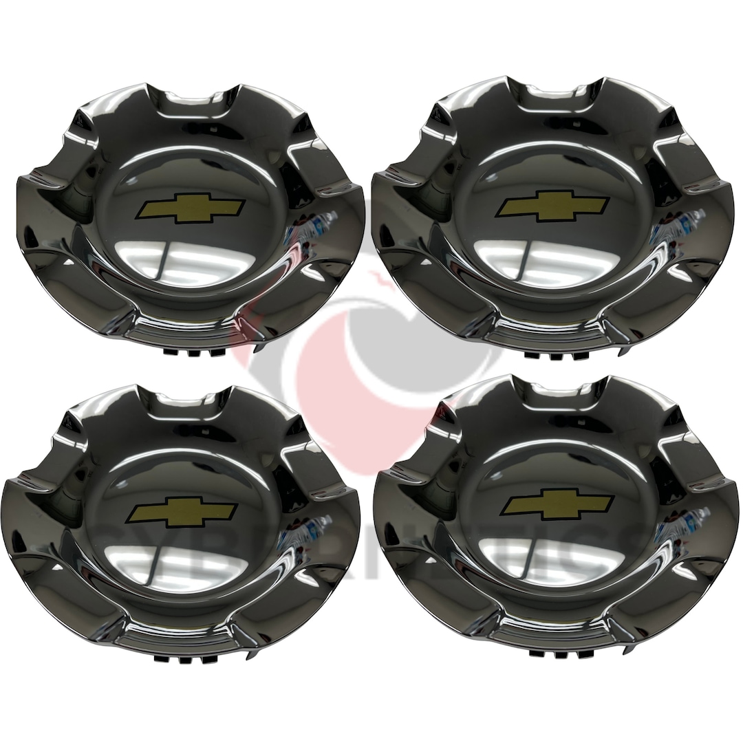 4pcs Chevy Chrome Wheel Center Hub Caps for Silverado Tahoe Avalanche ...