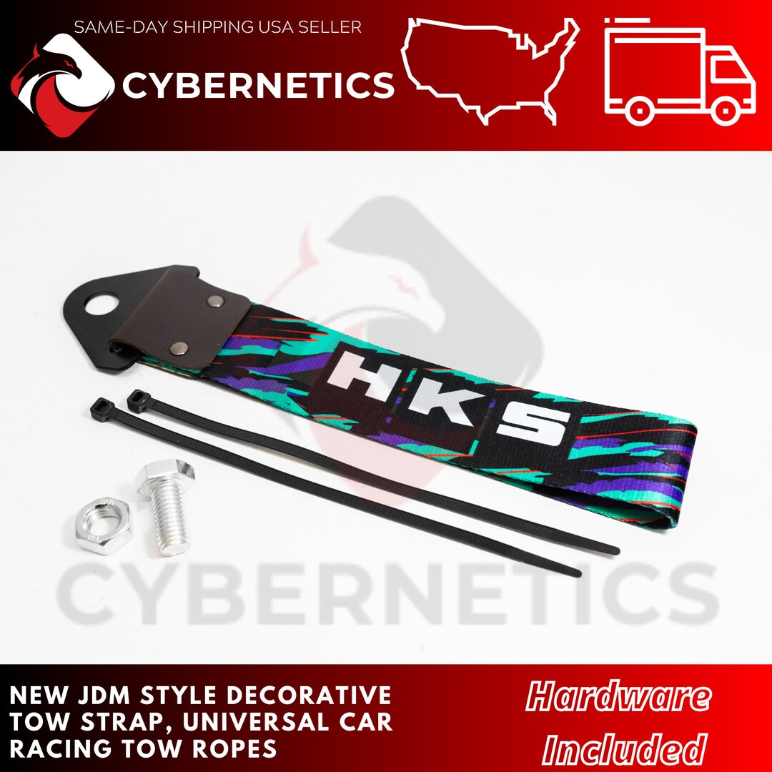 Brand New HKS JDM Style Decorative Universal Racing Bumper Tow Strap - Etsy