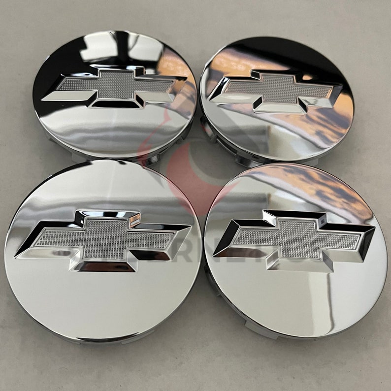 NEW 4PC Chevy Chrome 83MM Center Wheel Caps Tahoe Suburban - Etsy
