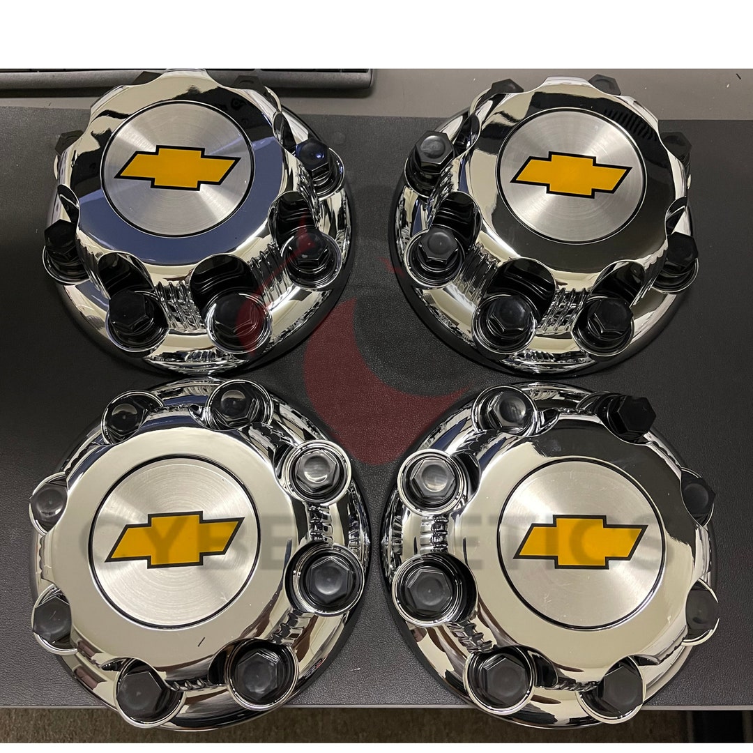 NEW Set of 4 Chevy 8 Lug Chrome Center Wheel Caps Express - Etsy