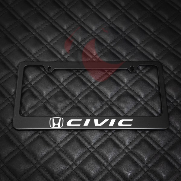 Honda Civic License Plates Frame - Etsy