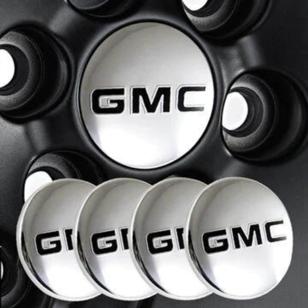 Set of 4 Gmc Chrome Wheel Rim Center Hub Caps Covers 14-19 - Etsy