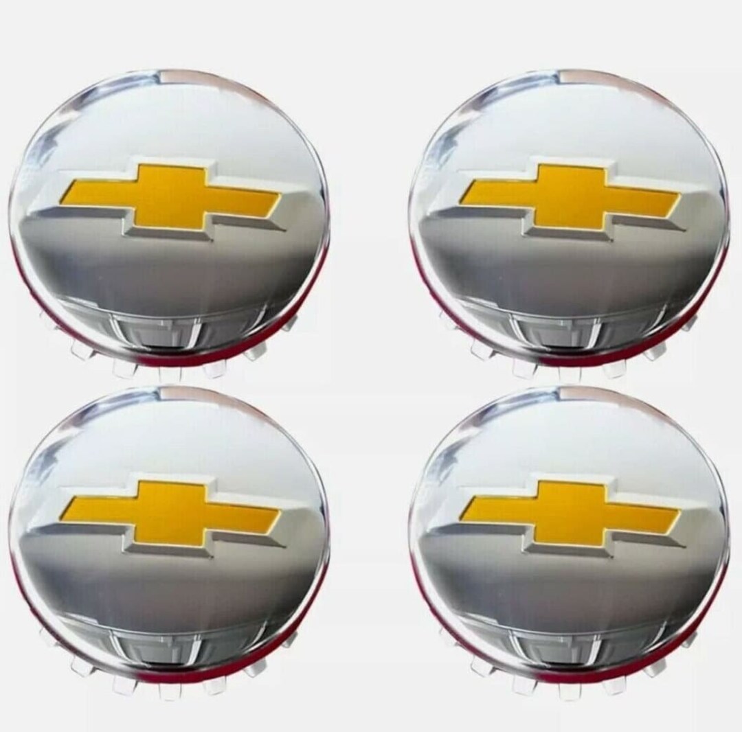 Set of 4 Chevy Center Hub Caps Polished Tahoe Suburban - Etsy