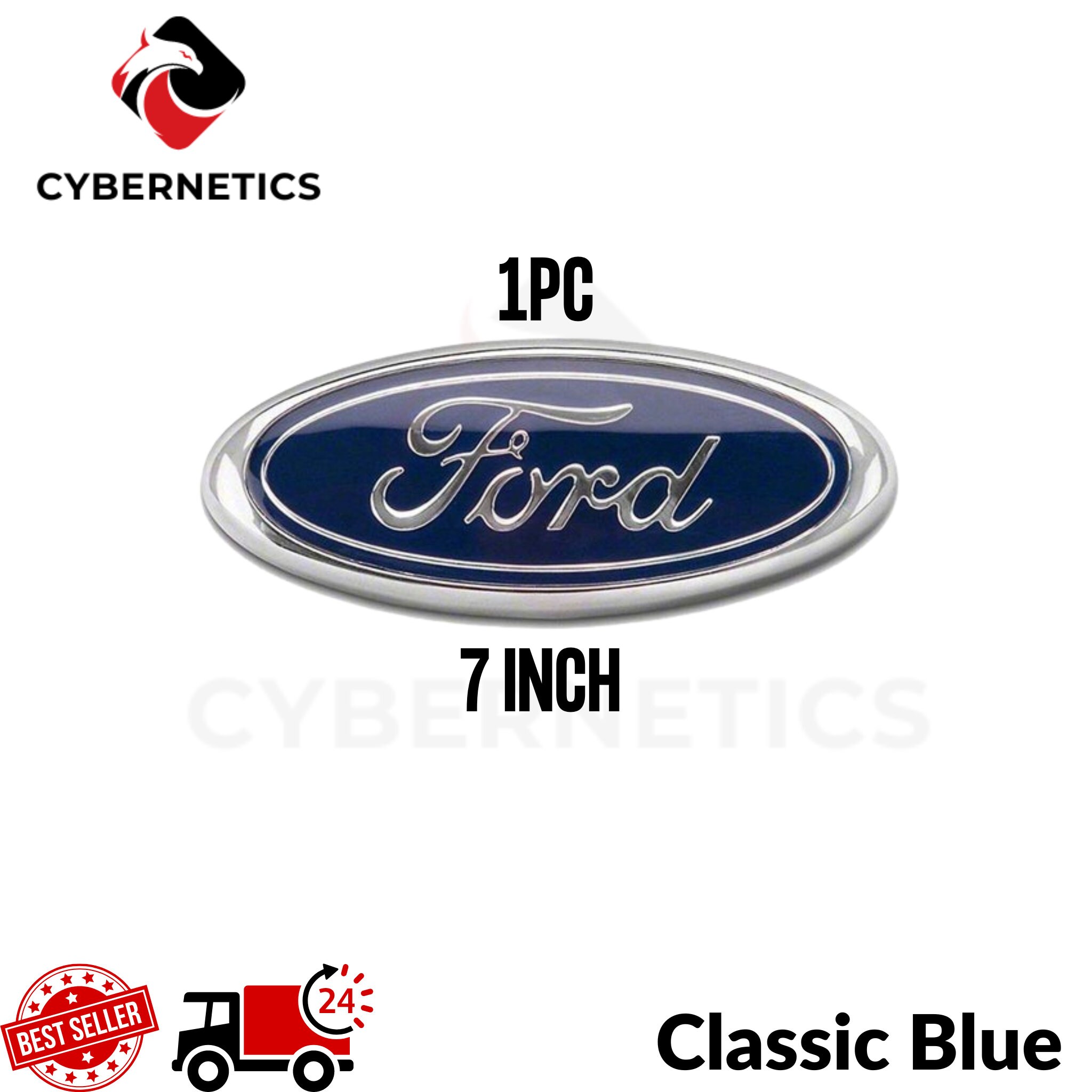 Genuine Ford Blacked Out Front Grille And Tailgate Emblems, 45% OFF