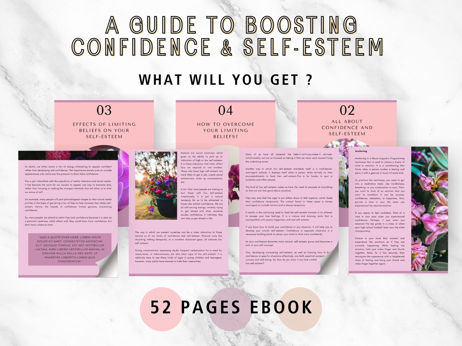 Confidence & Self Esteem Guide Done for You Rebrandable Coaching ...