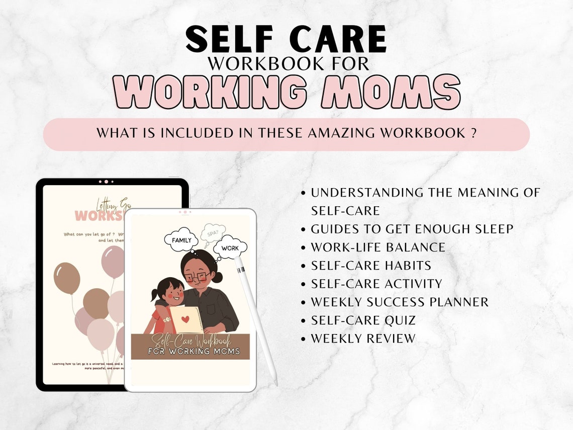 Self Care Checklist for Super Moms & Working Mom Motherhood ...