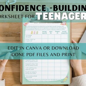 Empower Teenage Confidence: Transformative Worksheets for Building Self ...