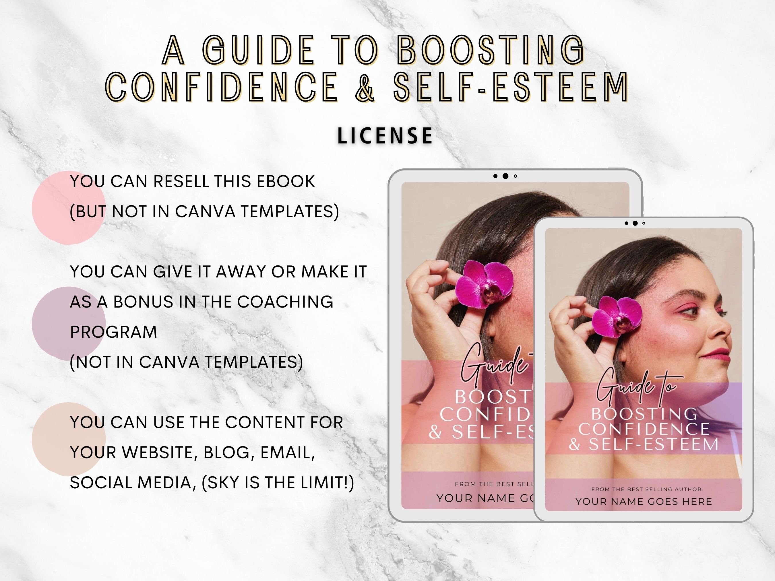 Confidence & Self Esteem Guide Done for You Rebrandable Coaching ...