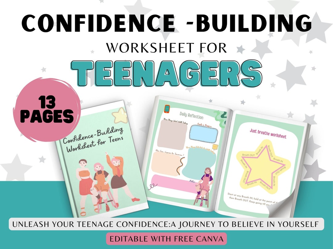 Empower Teenage Confidence: Transformative Worksheets for Building Self ...
