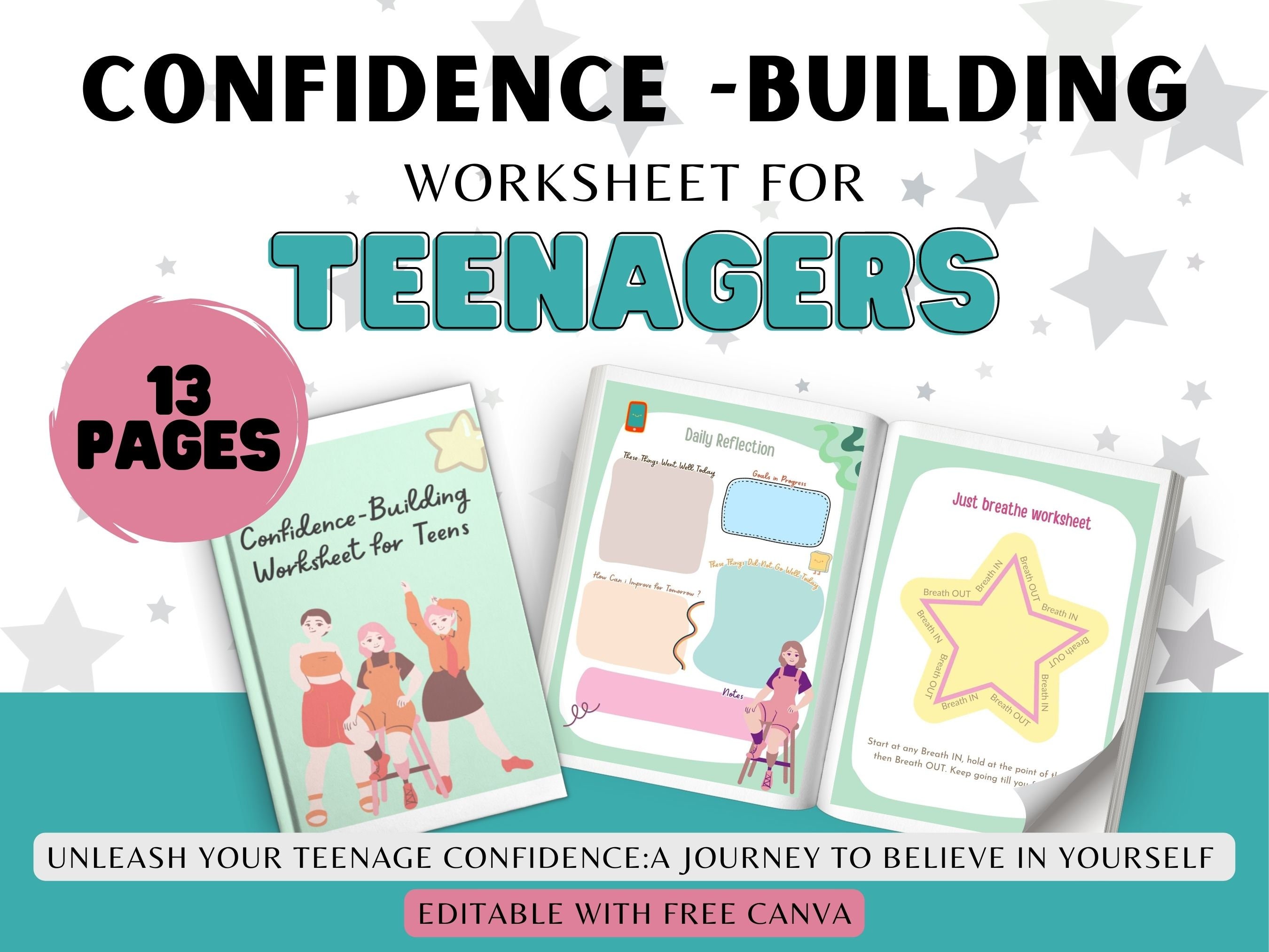 Empower Teenage Confidence: Transformative Worksheets for Building Self ...