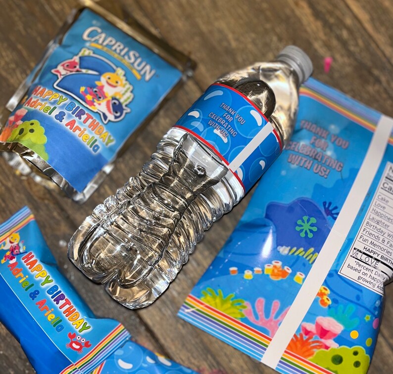 Personalized Party Favor Bundle Personalized Chip Bags, Rice Krispies ...