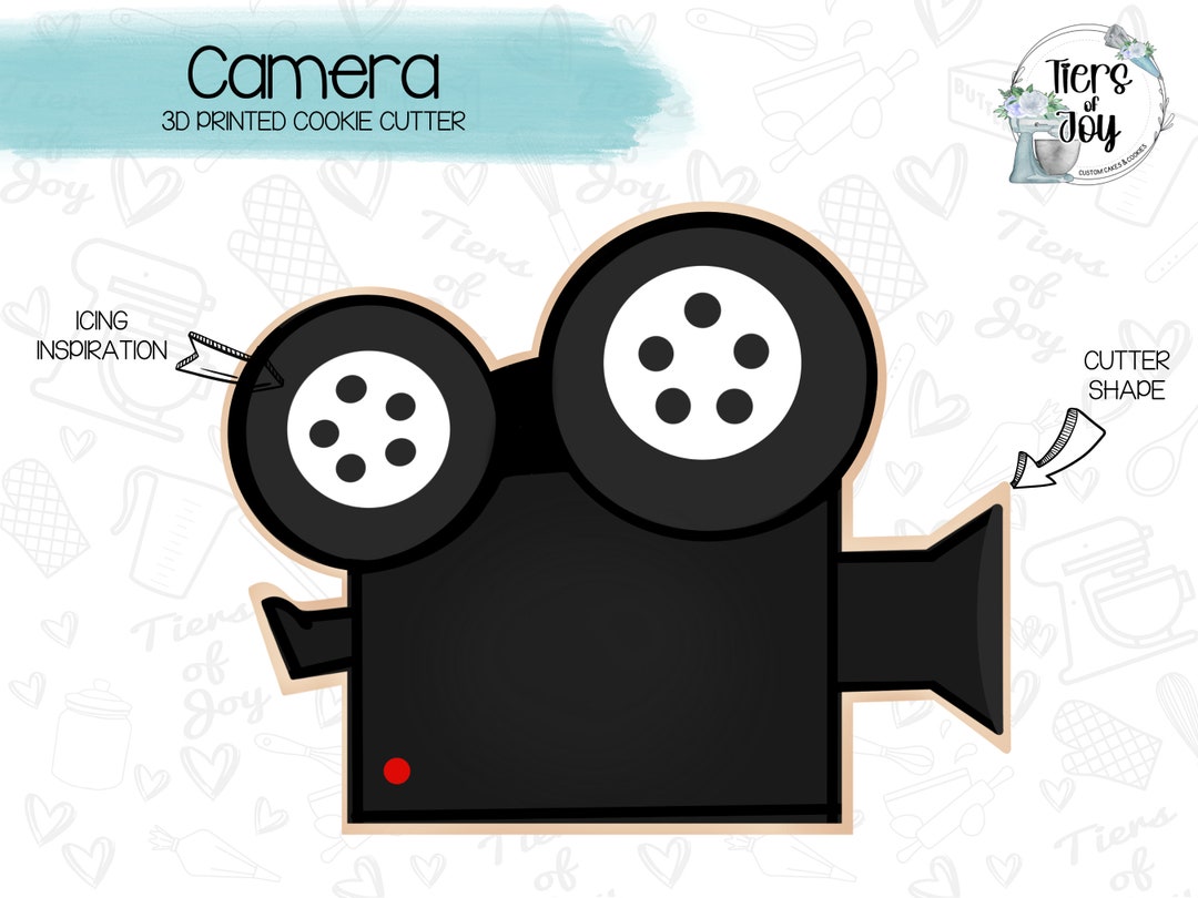 Movie Camera Cookie Cutter 3D Printed Cookie Cutter - Etsy