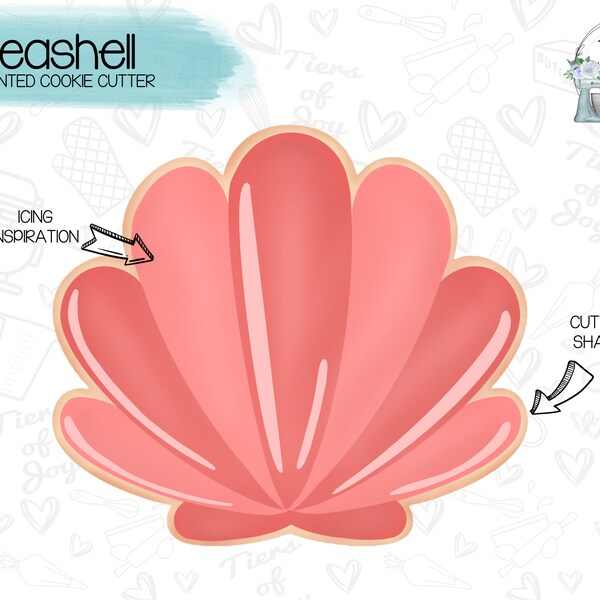 Seashell Cookies - Etsy