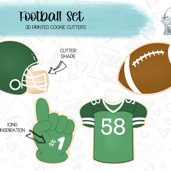 Football Cutter - Etsy