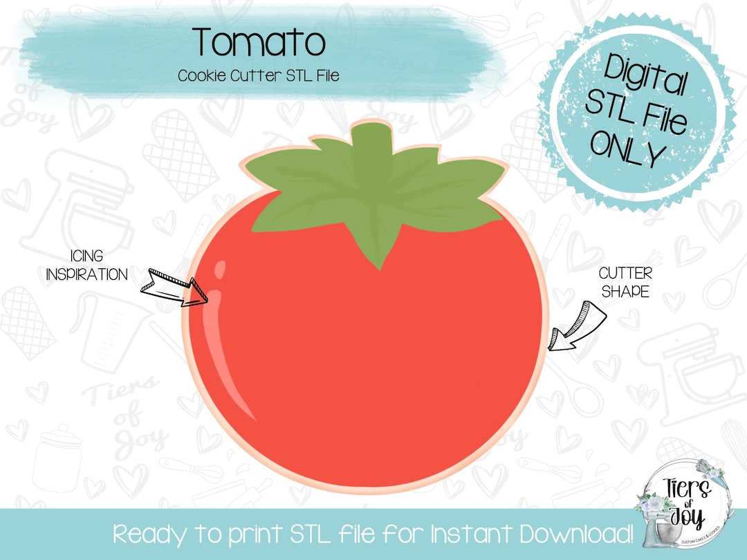 Tomato Cookie Cutter STL – 3D Printer File (digital Download) - Etsy