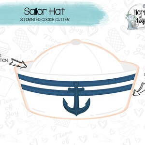 Anchors Aweigh Cookie Cutters Set of 6 - Ship - Cruise - Summer - Navy ...