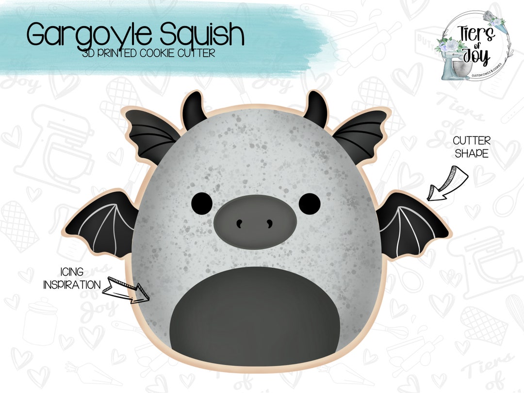 Gargoyle Squish Cookie Cutter Squishmallow 3D Printed - Etsy