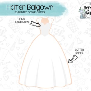 Dress to Impress Cookie Cutters Set of 5 - Wedding - Formal / Prom - 3D ...