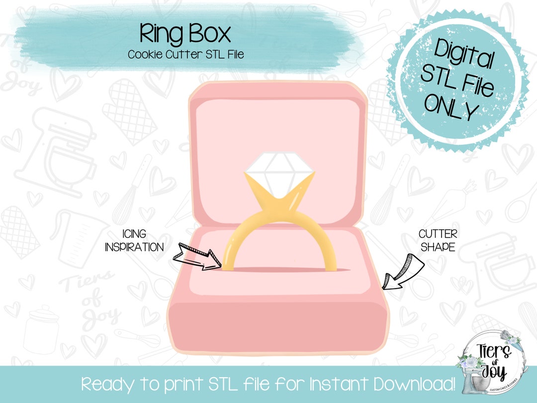 Ring Box Cookie Cutter STL – 3D Printer File (digital Download) - Etsy