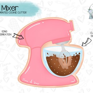 Baking Cookie Cutter Set of 7 - Baker - 3D Printed - Etsy