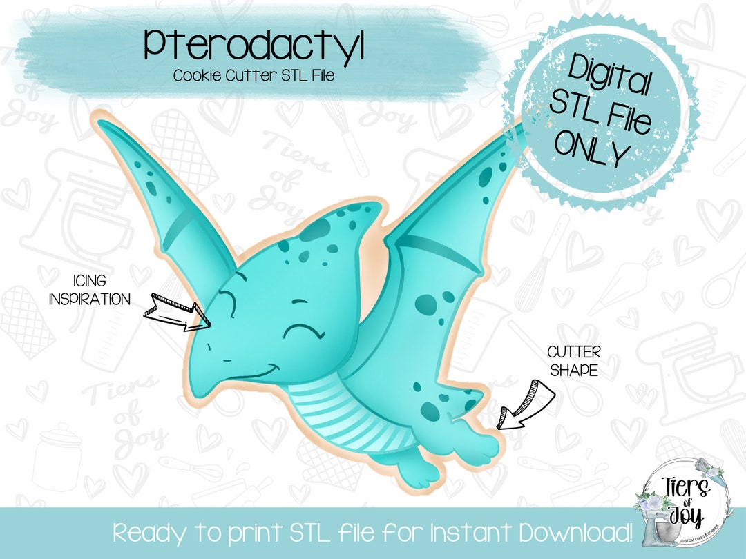 Pterodactyl Cookie Cutter STL – 3D Printer File (digital Download) - Etsy