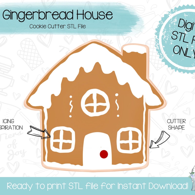 3d Gingerbread House - Etsy