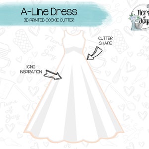 Dress to Impress Cookie Cutters Set of 5 - Wedding - Formal / Prom - 3D ...