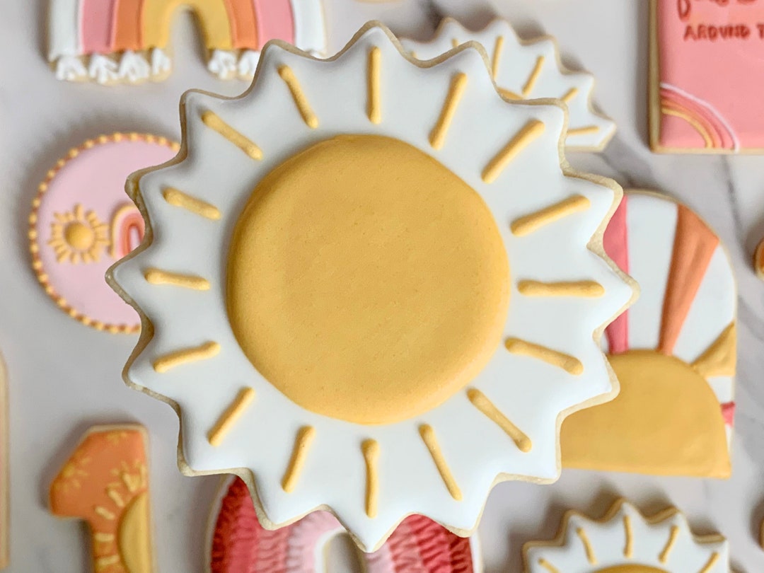 Sun Cookie Cutter 3D Printed Cookie Cutter First Trip Around the Sun - Etsy