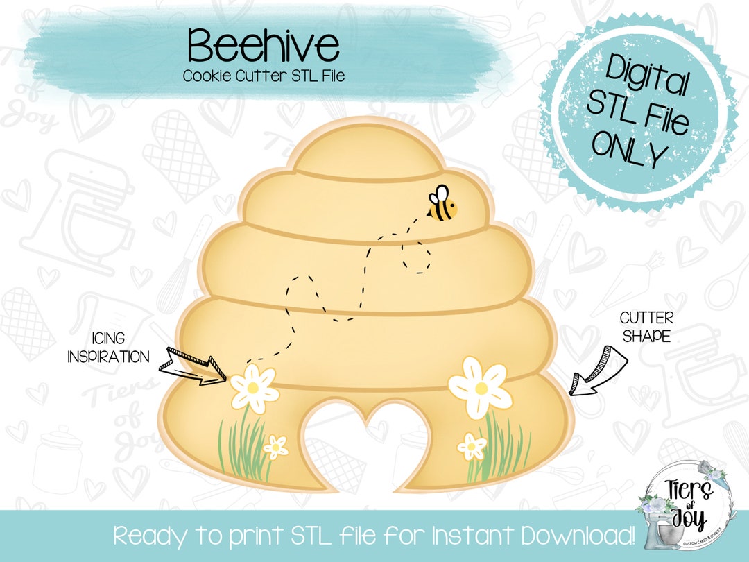Beehive Cookie Cutter STL – 3D Printer File (digital Download) - Etsy