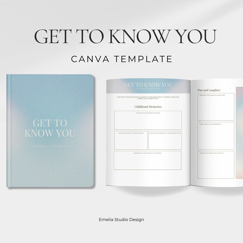 Get to Know You Template - Etsy