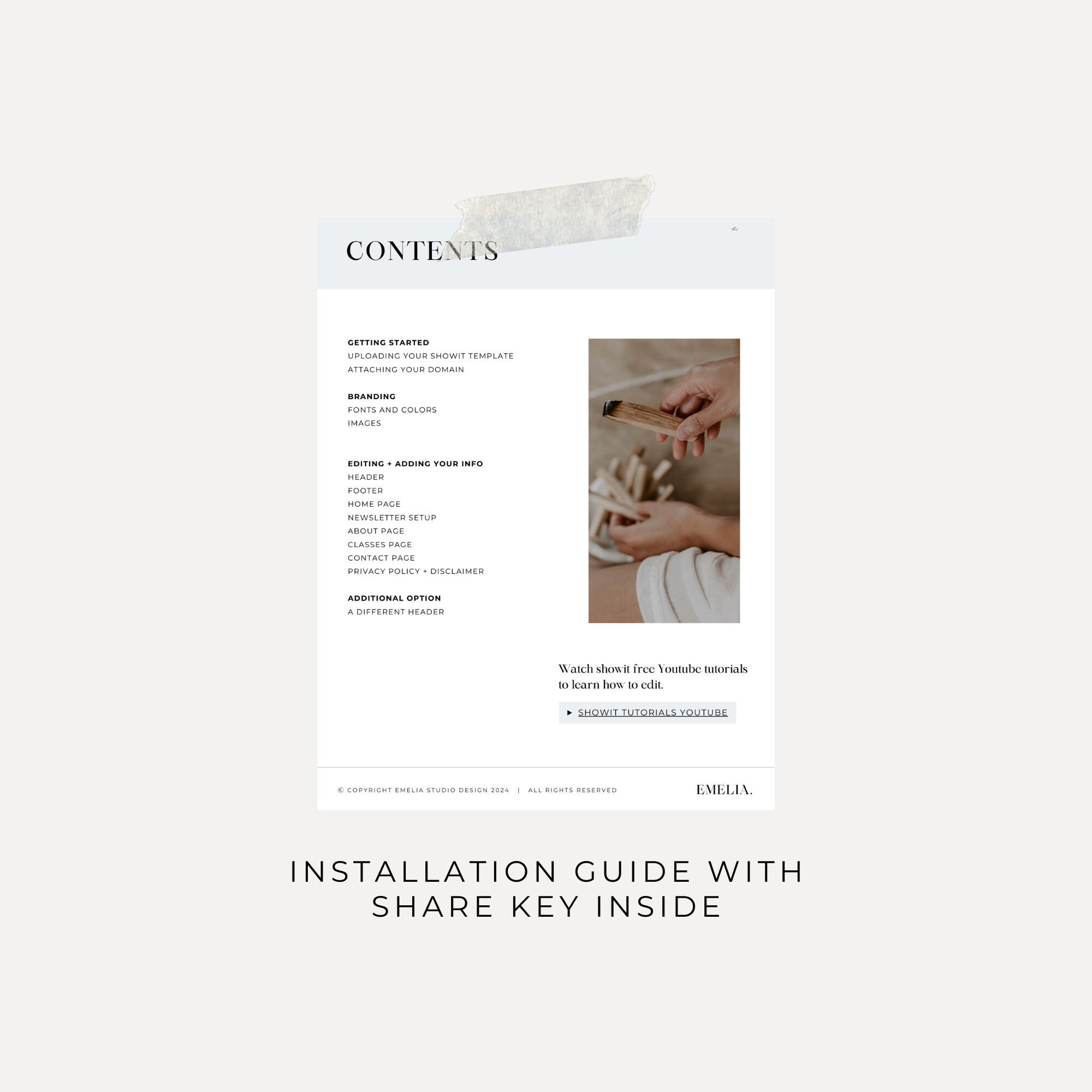 Sound Healing Showit Website Template Spiritual Showit Website Calm