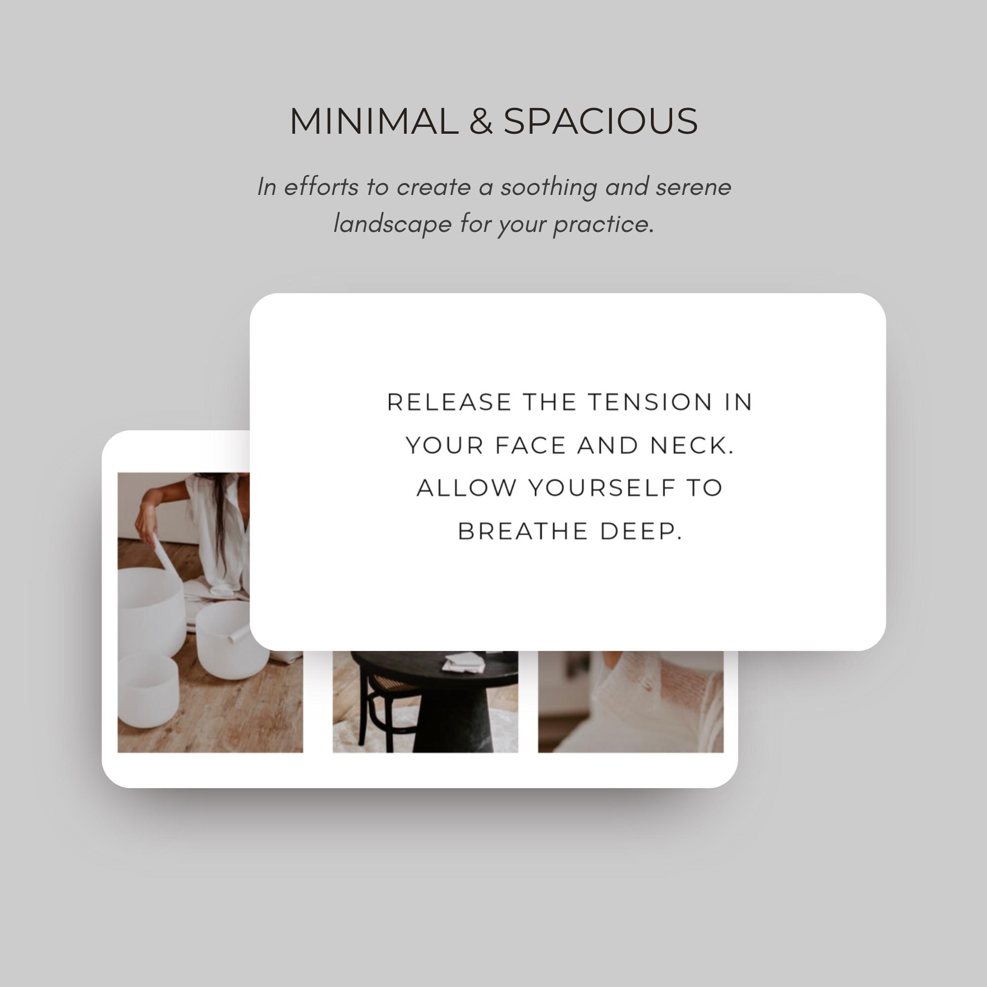 Sound Healing Showit Website Template Spiritual Showit Website Calm