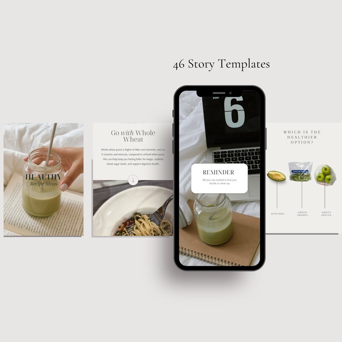 Nutritional Social Media Templates, Nutrition Coach, Health and ...
