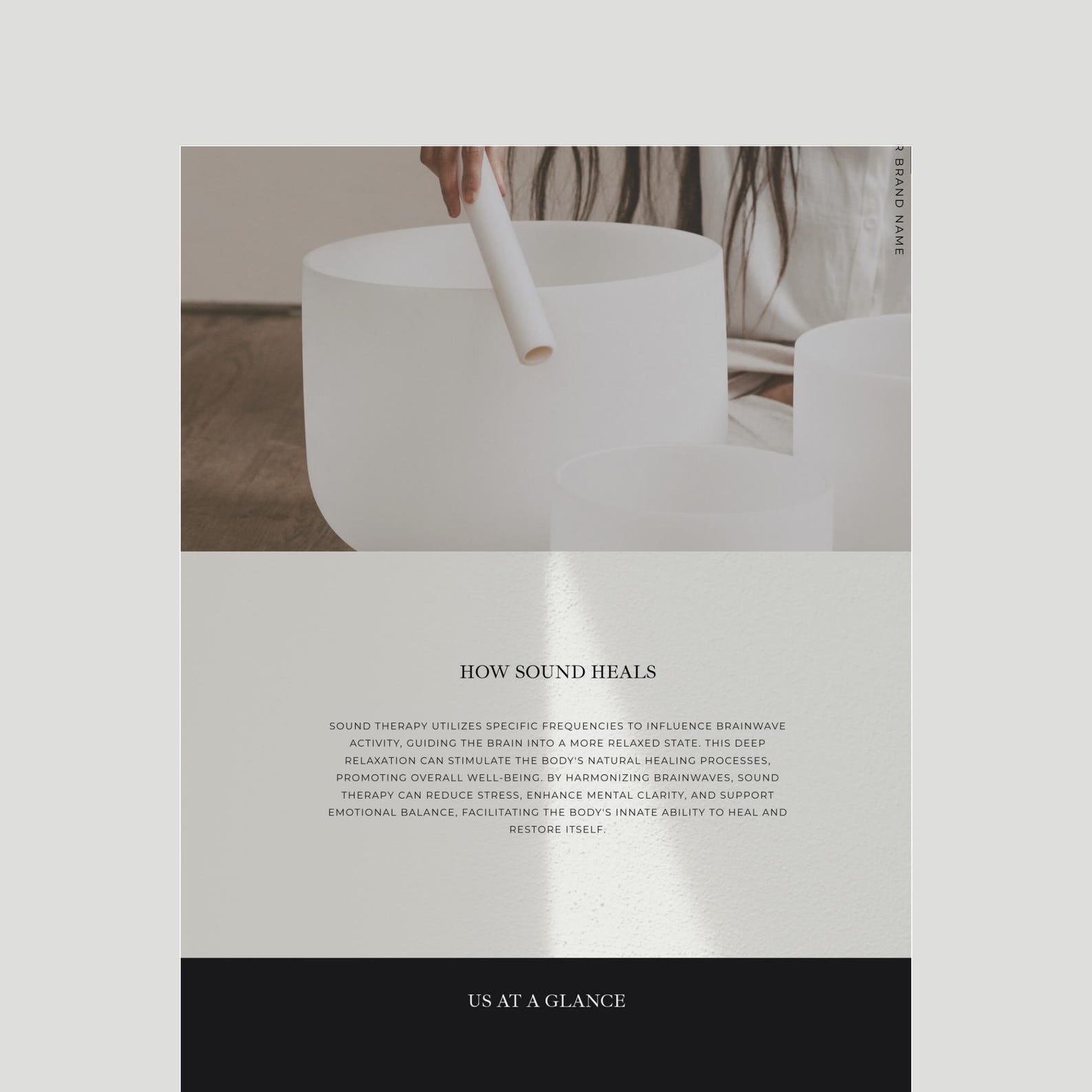 Sound Healing Showit Website Template Spiritual Showit Website Calm