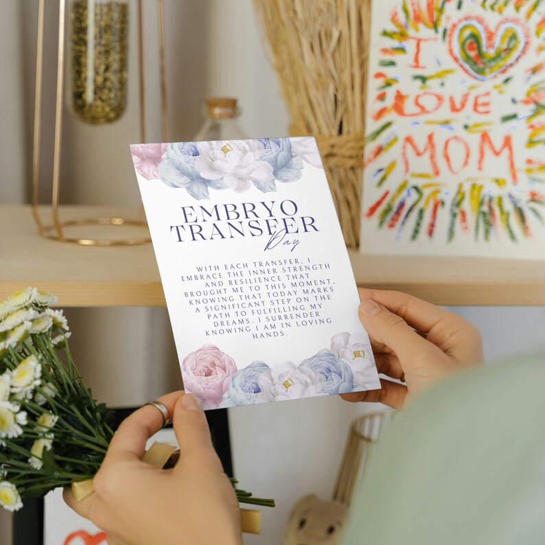 IVF Milestone Cards, Canva Template, Printable Pregnancy Cards, Doula ...