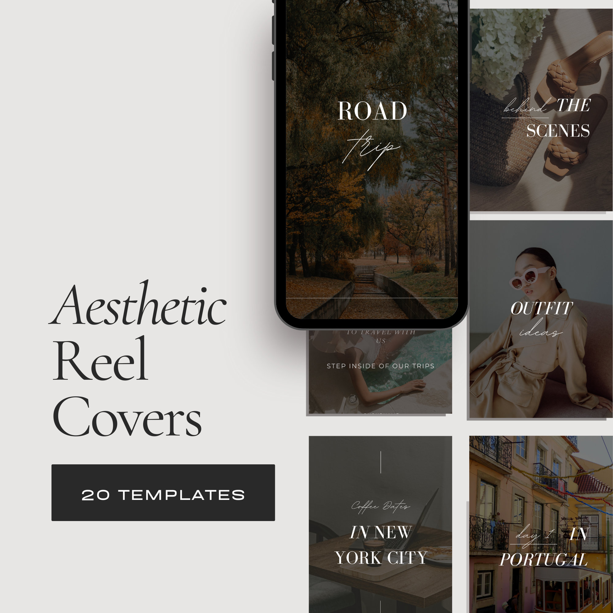 Instagram Reel Covers, Reel Cover Templates, Instagram Canva Templates ...