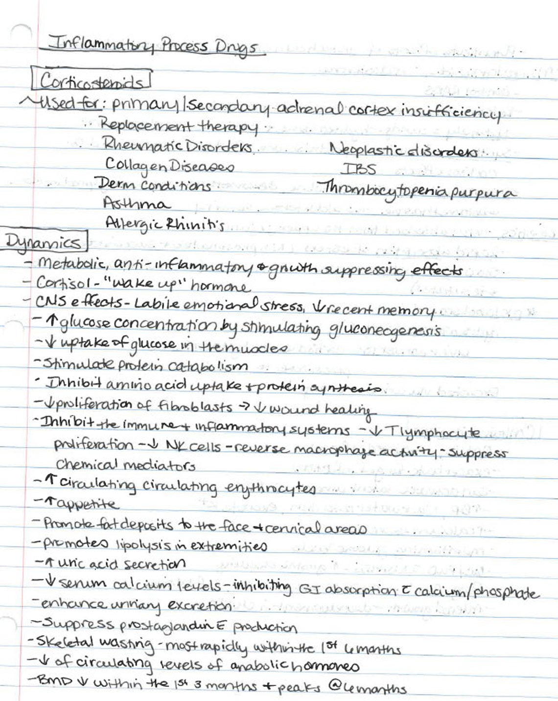 Advanced Pharmacology Handwritten Notes - Etsy