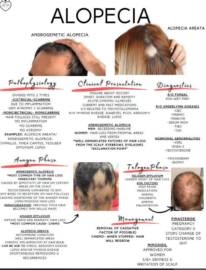 Illustrated Dermatology NP Notes - Etsy