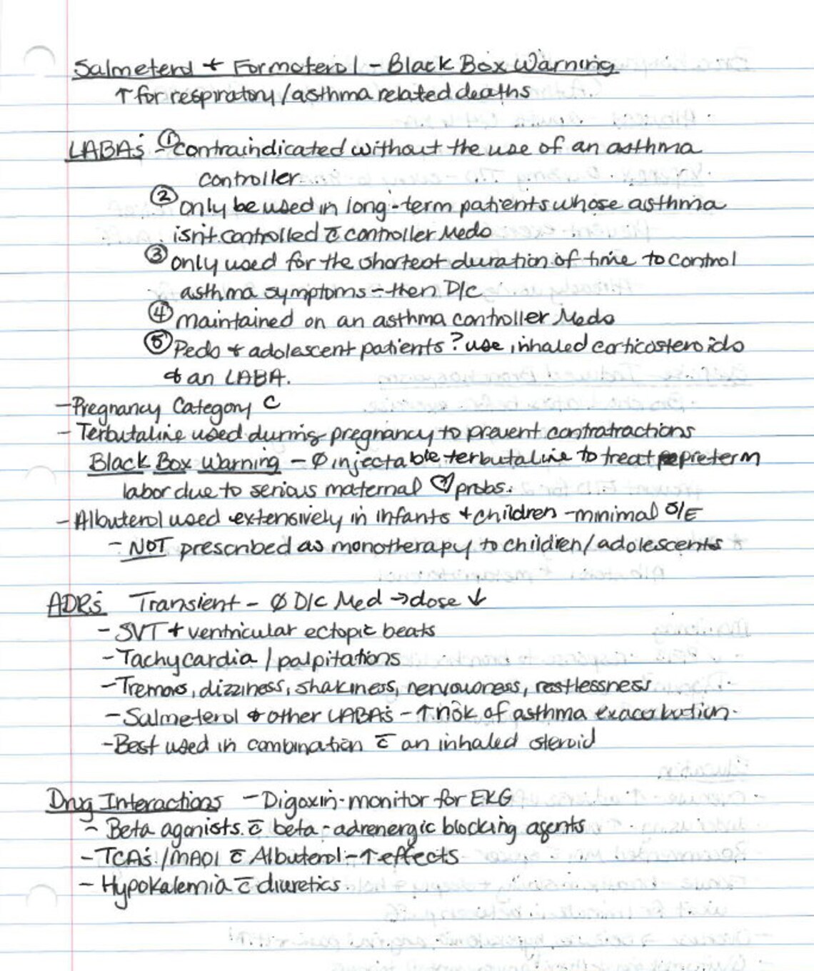 Advanced Pharmacology Handwritten Notes - Etsy
