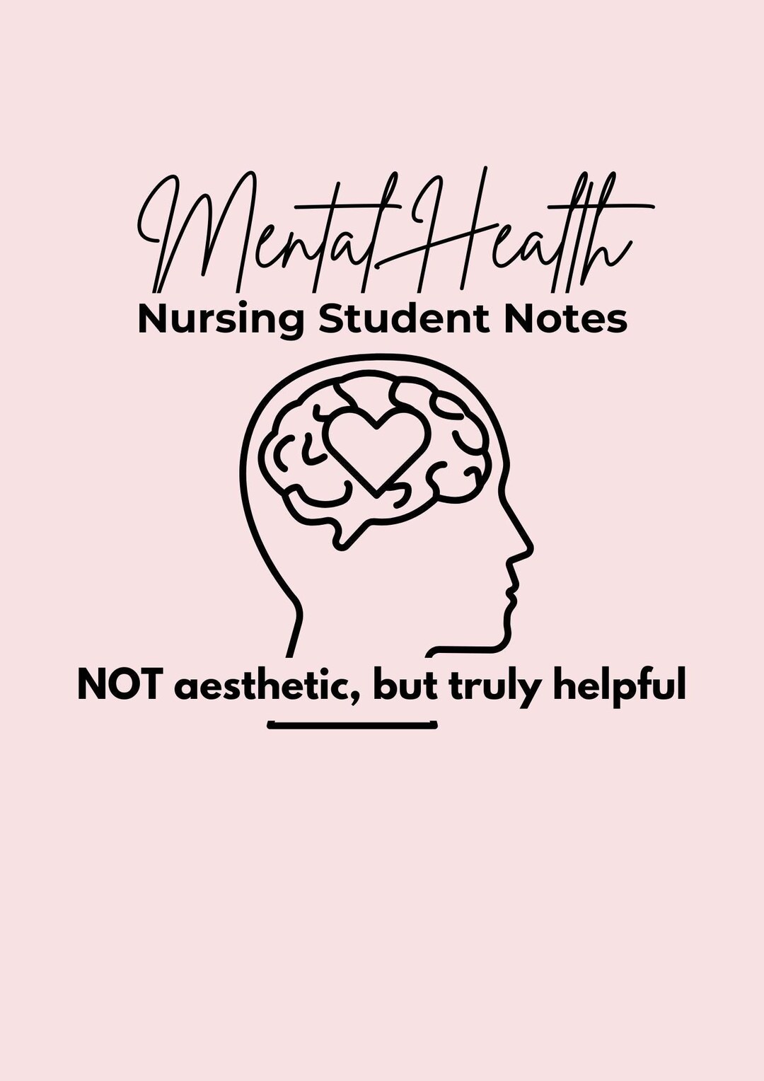 Mental Health Study Guides (EDITABLE) for Nursing Students/ Nurses - Etsy