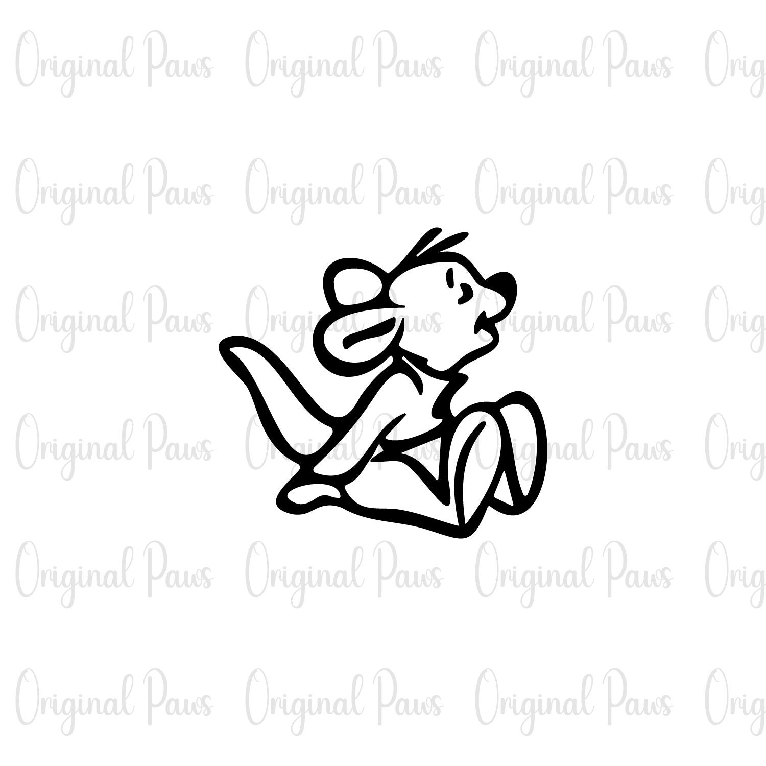 Winnie the Poo Roo Cute Download SVG, PNG, EPS, Jpg Digital Download - Etsy