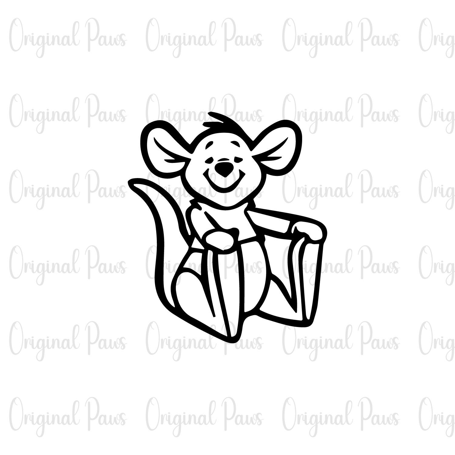 Winnie the Poo Roo Cute Download SVG, PNG, EPS, Jpg Digital Download - Etsy